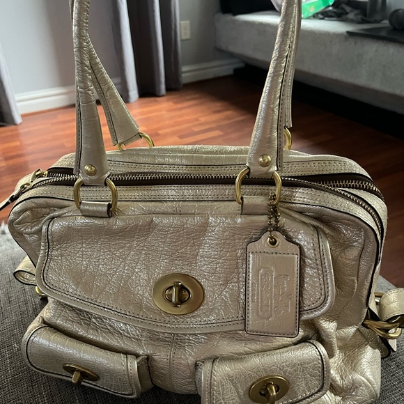 Coach | Bags | Coach Archive Limited Edition Legacy Pearlized Peyton ...